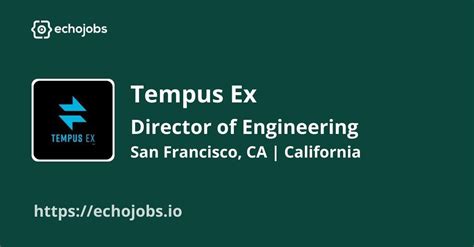 Tempus Ex Is Hiring Director Of Engineering Data Platform San Francisco Ca R Machine