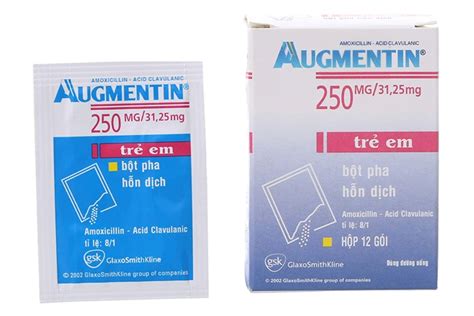 Augmentin 250 31 25mg Gsk H 12g
