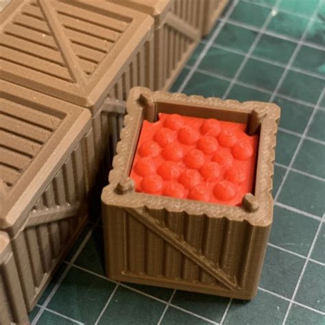 3d Printable Objective Pack 2 Cargo Crates By That Blasted Samophlange