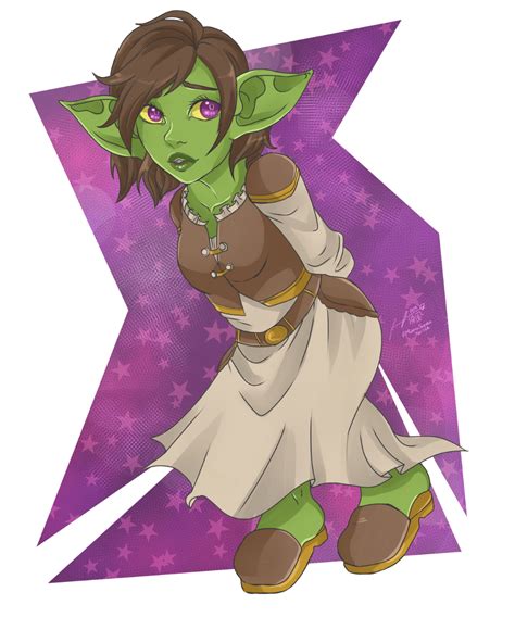 An Image Of A Cartoon Character With Green Hair And Brown Skin