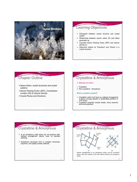 Chapter 2 Crystal Structure Pdf Crystal Structure Crystal