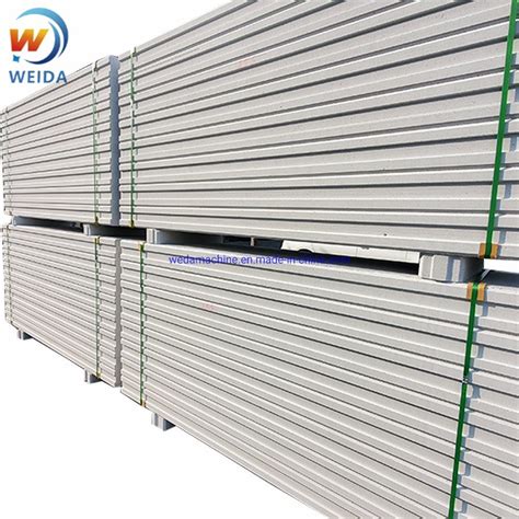Exterior Or Interior Wall Alc AAC Floor Panel Steel Reinforced Lightweight AAC Wall Panel AAC