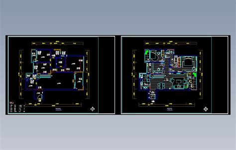 室内cad Autocad 模型图纸免费下载 懒石网