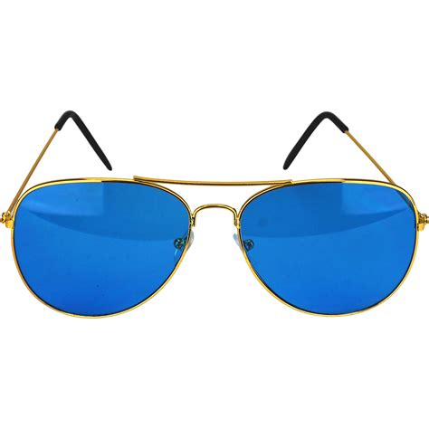 Blue Lens Aviator Glasses Discount Party Supplies