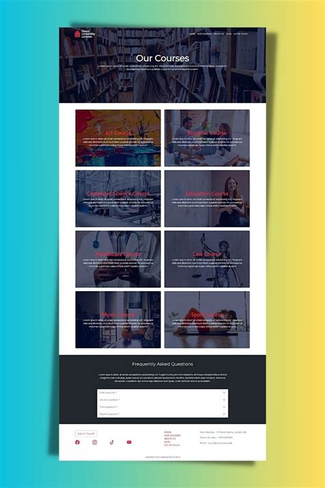 React Js University Website Template University Website Website