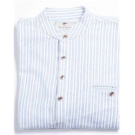 Grandad Shirt Grandpa Shirt Collarless Shirt Lee Valley Clothing