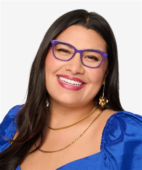 Yana Cat Eye Purple Glasses For Women Eyebuydirect Canada