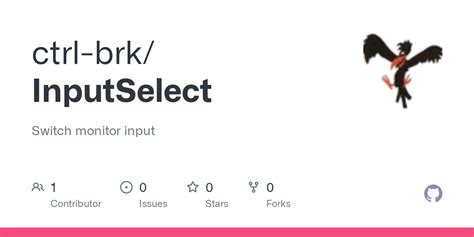 Github Ctrl Brk Inputselect Switch Monitor Input