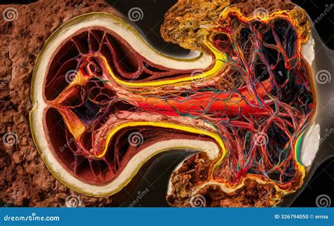Generative Ai A Detailed Cross Section Of A Human Bone Revealing The