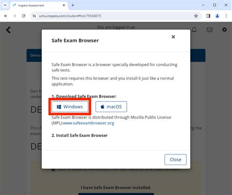 Windows Install Safe Exam Browser Manual
