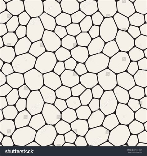Vector Seamless Pattern Irregular Abstract Grid Background Reticulated Vector Texture Modern