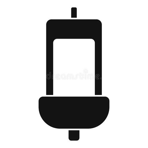 Public Male Toilet Icon Simple Vector Wc Restroom Stock Vector