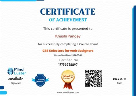 Khushi Pandey On Linkedin Mind Luster Khushi Pandey Css Selectors