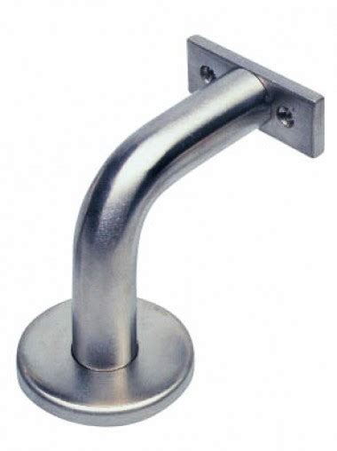 Handlehouse Handrail Brackets 76mm Satin Stainless Steel Ref Hrs01
