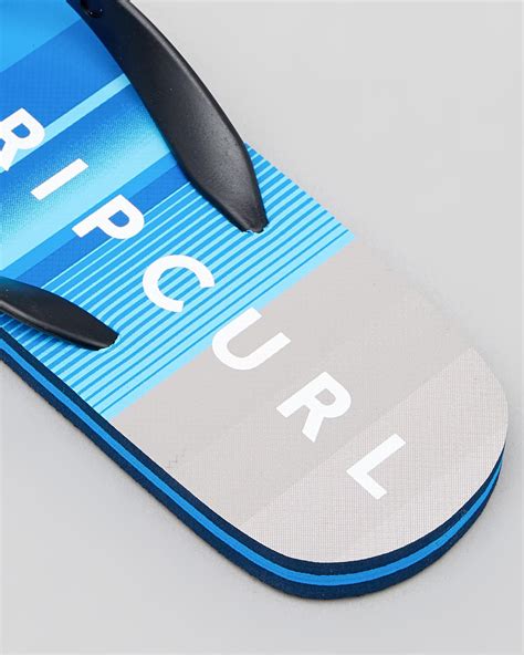 Shop Rip Curl Setters Thongs In Blue Grey Fast Shipping And Easy