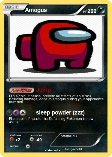 Pokémon Amogus 574 574 Jump My Pokemon Card