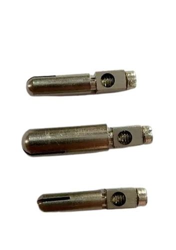 Silver Brass Electrical Plug Pin At Best Price In Jamnagar V N Enterprise