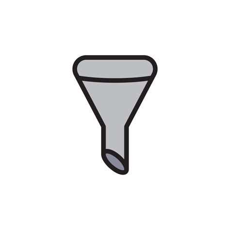 Funnel Filter Icon Eps 10 10736491 Vector Art At Vecteezy