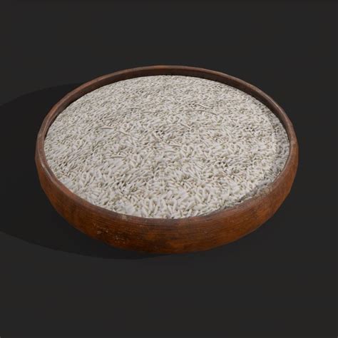 3d Rice Models Turbosquid