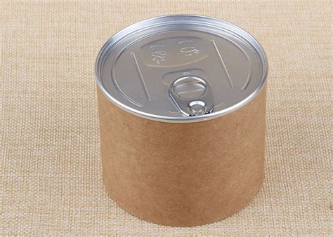 Kraft Paper Composite Cardboard Tube Containers Label Printing Nuts