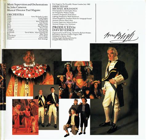The Original London Cast David Essex Frank Finlay Mutiny In Rock Uk