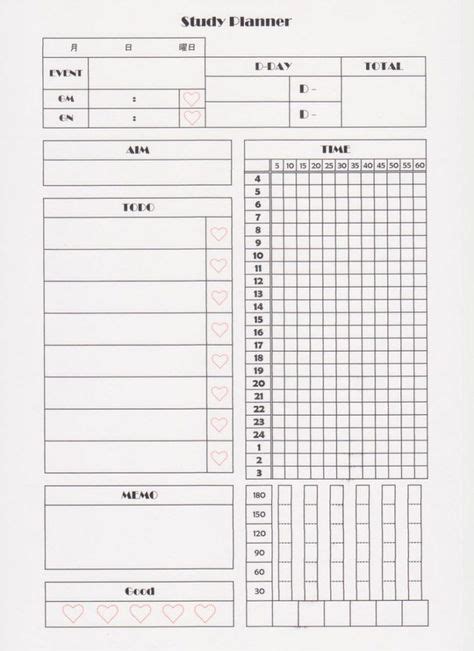 7 Best Studyplanner Images Study Planner Printable Planner Study