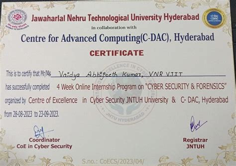 Abhijeeth Kumar On Linkedin Digitalforensics Internship Cybersecurity