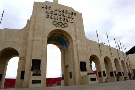 Los Angeles California Los Angeles Memorial Coliseum Located In The