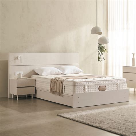 커스텀스톤 수납형 침대 프레임 협탁패널 세트 [qk]