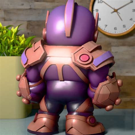 3d Printer Files 3mf File Thanos Chibi Avengers Fan Art Creality Cloud