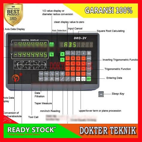 Jual 23axis Digital Readout Dro Display Ttl Linear Sensor Scale Kota
