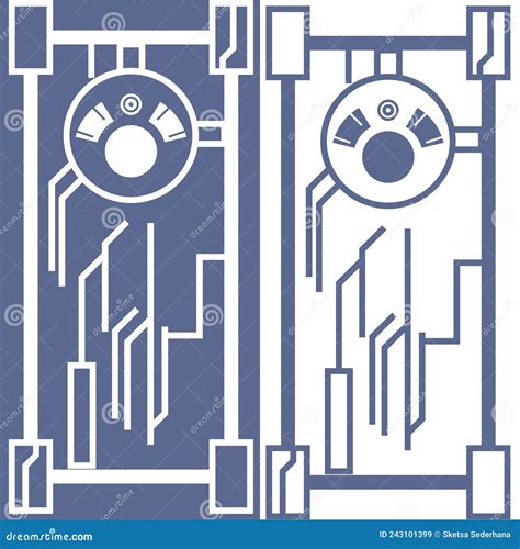 Curse In Boruto Characters Eyes Vector Illustration 243101328