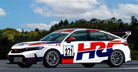 Honda 2023年スーパー耐久シリーズst Qクラスに参戦予定の「civic Type R Cnf R」のテスト走行を実施