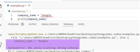How To Fix Unterminated String Literals In Python