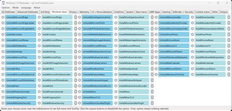 Windows 11 Debloater Tool Debloat Gui Updated May 28 2023 V1 9 1