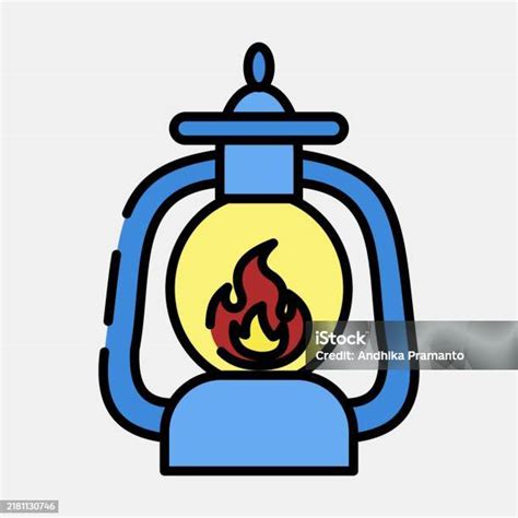 아이콘 랜턴 캠핑 및 모험 요소 채워진 선 스타일의 아이콘입니다 인쇄물 포스터 로고 광고 인포그래픽 등에 적합합니다 0명에 대한 스톡 벡터 아트 및 기타 이미지 Istock