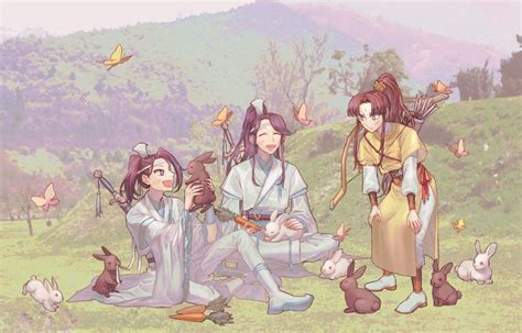 2 Jin Ling And Lan Sizhui And Lan Jingyi Fanart 558 Photos In 2024