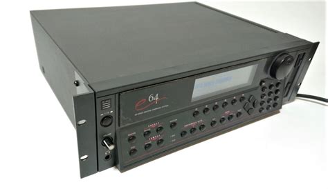 emulator 64 e64 e mu サンプラー e4k 64 voice digital sampling system ドラム 付属品