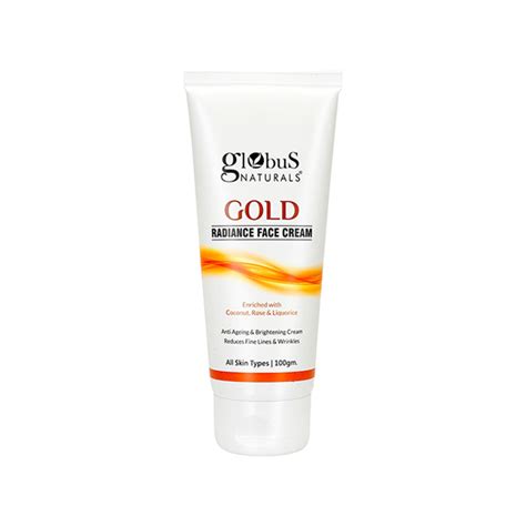 Buy Globus Naturals Gold Radiance Anti Ageing And Brightening Face Cream
