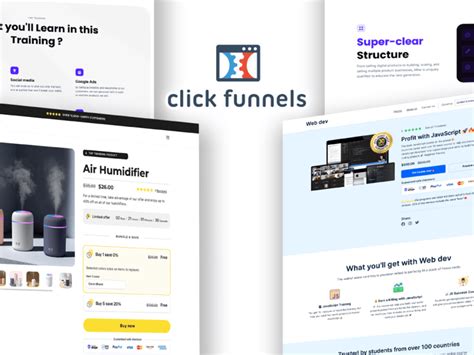 Landing Page Deisgn And Building Clickfunnels Shopify Woocommerce Upwork