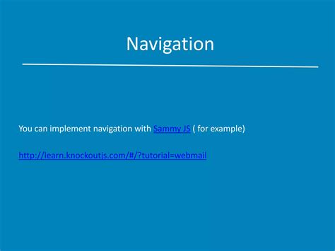 Fundaments Of Knockout Js Pptx