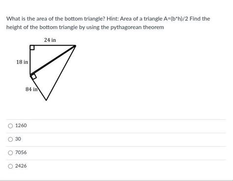 Pythagorean Theorem Question Brainly Com