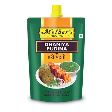 Mother S Recipe Green Dhaniya Pudina Chutney Packaging Type Packet