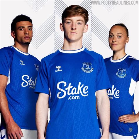 Everton 22 23 Home Kit Released Footy Headlines