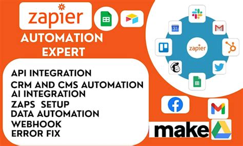 Setup Fix Zapier Automation Zapier Webhook Make Com Automation By Jimmy Digitals Fiverr