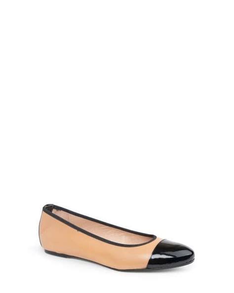 Patricia Green Patricia Adele Cap Toe Wedge Pump In Natural Lyst