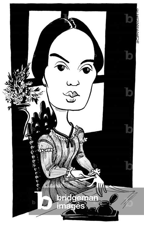 Image Of Emily Dickinson Caricature By John Minnion By Minnion John