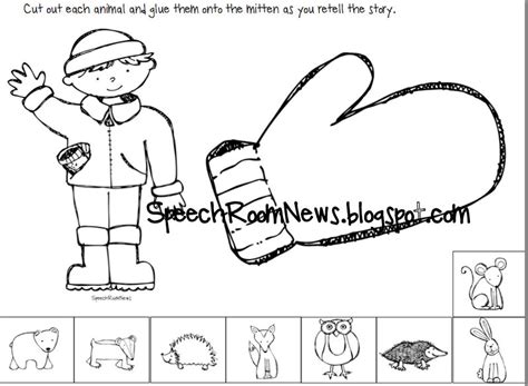 The Mitten Characters Free Printables Printable Word Searches
