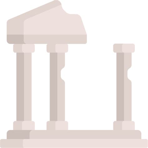 Temple Of Trajan Special Flat Icon