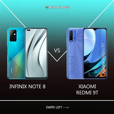 Infinix Note Dan Xiaomi Redmi T
